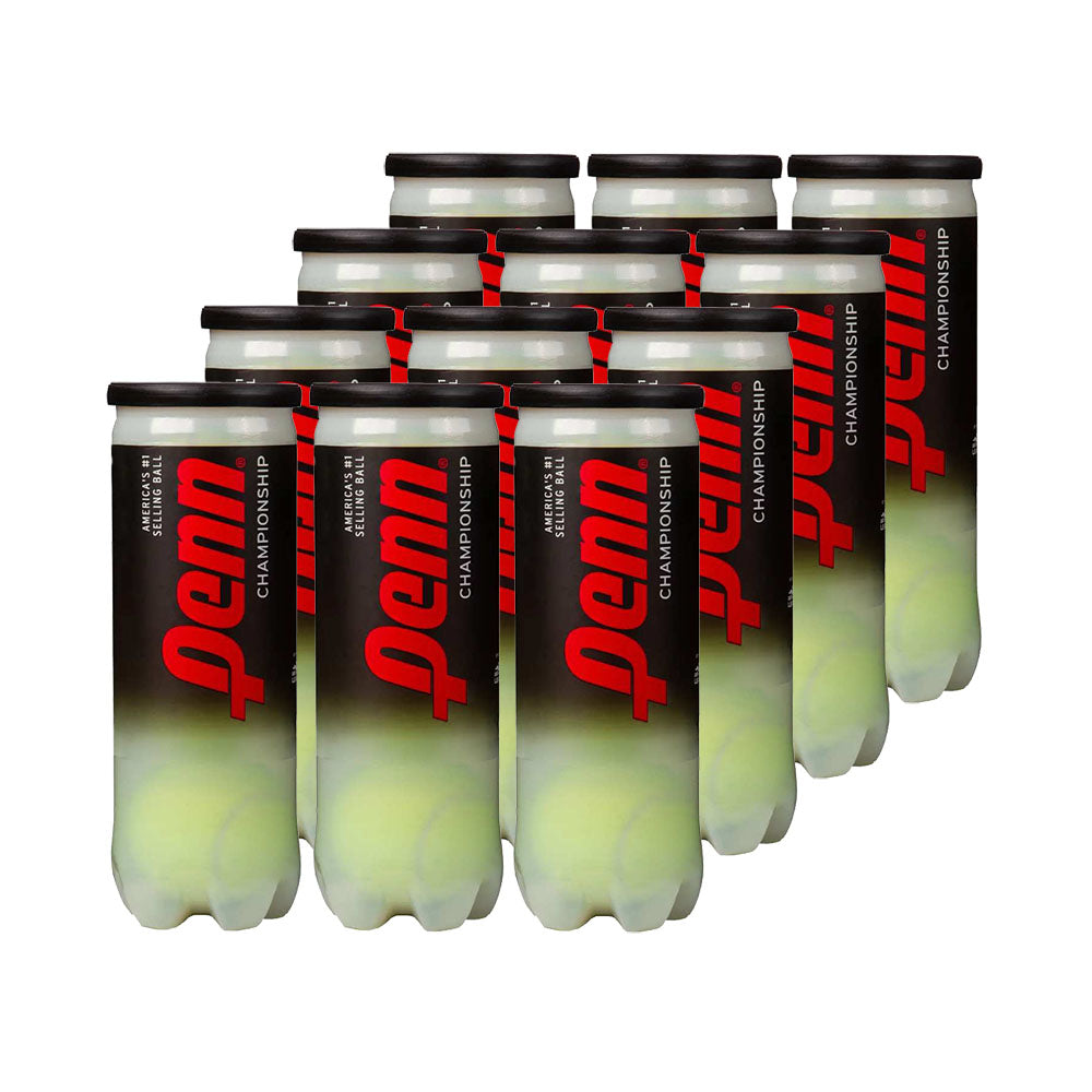 Penn Championship Extra Duty Tennis Balls - 12 Can Case – RacquetGuys.ca