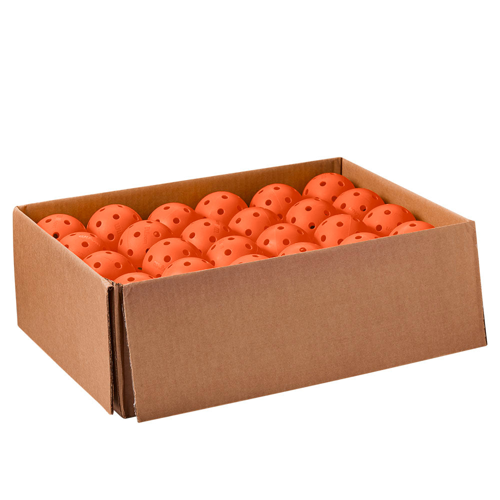 Wilson TRU 32 Indoor Pickleball Ball (Orange) - Case of 48 – RacquetGuys.ca