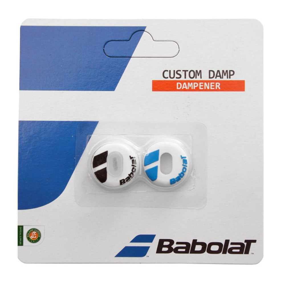 Babolat Customizable Vibration Dampener (White/Blue) – RacquetGuys.ca