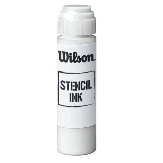Wilson Stencil Ink (White) – RacquetGuys.ca