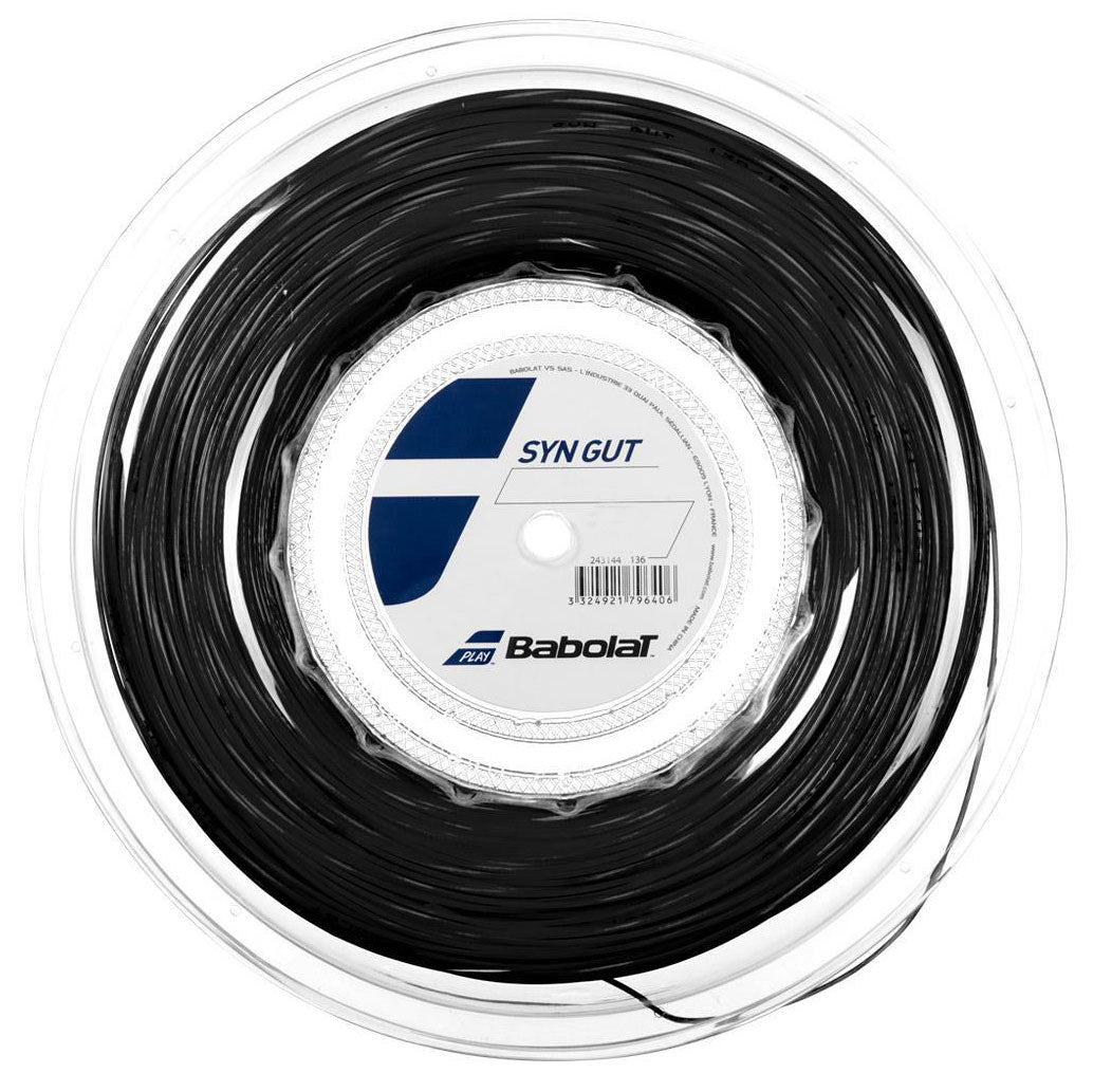 Babolat Synthetic Gut 16/1.30 Tennis String Reel (Black) – RacquetGuys.ca