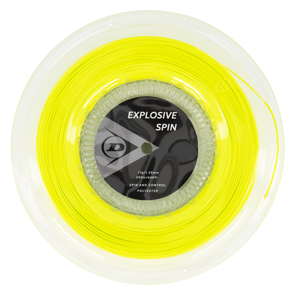 Dunlop Explosive Spin 17/1.25 Tennis String Reel (Yellow) – RacquetGuys.ca