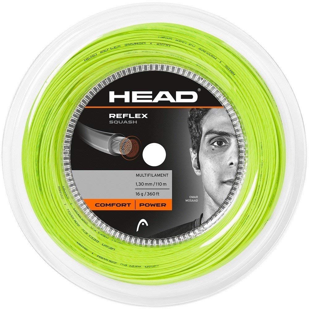 Head Reflex 18 Squash String Mini Reel (Yellow) – RacquetGuys.ca