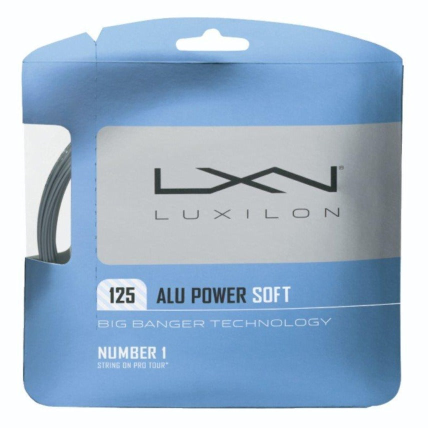 Luxilon ALU Power Soft 16L/1.25 Tennis String (Silver) – RacquetGuys.ca