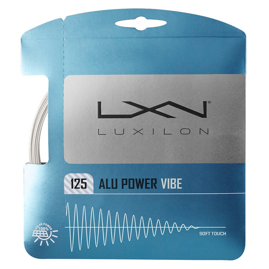 Luxilon ALU Power Vibe 16L/1.25 Tennis String (White/Pearl ...