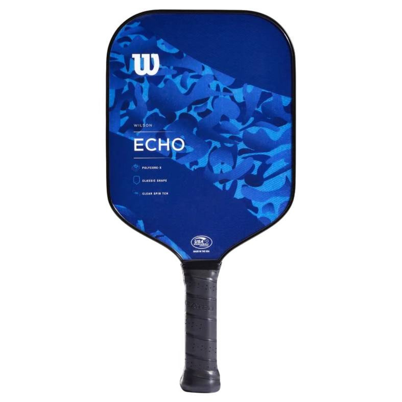 Wilson Echo Camo (Blue) Pickleball Paddle – RacquetGuys.ca